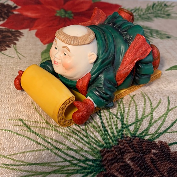 Department 56 | Holiday | Department 56 Thaddeus The Tobogganist Merry ...